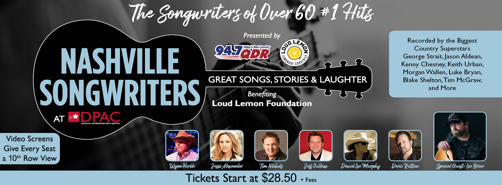 Nashville Songwriters | DPAC Official Site